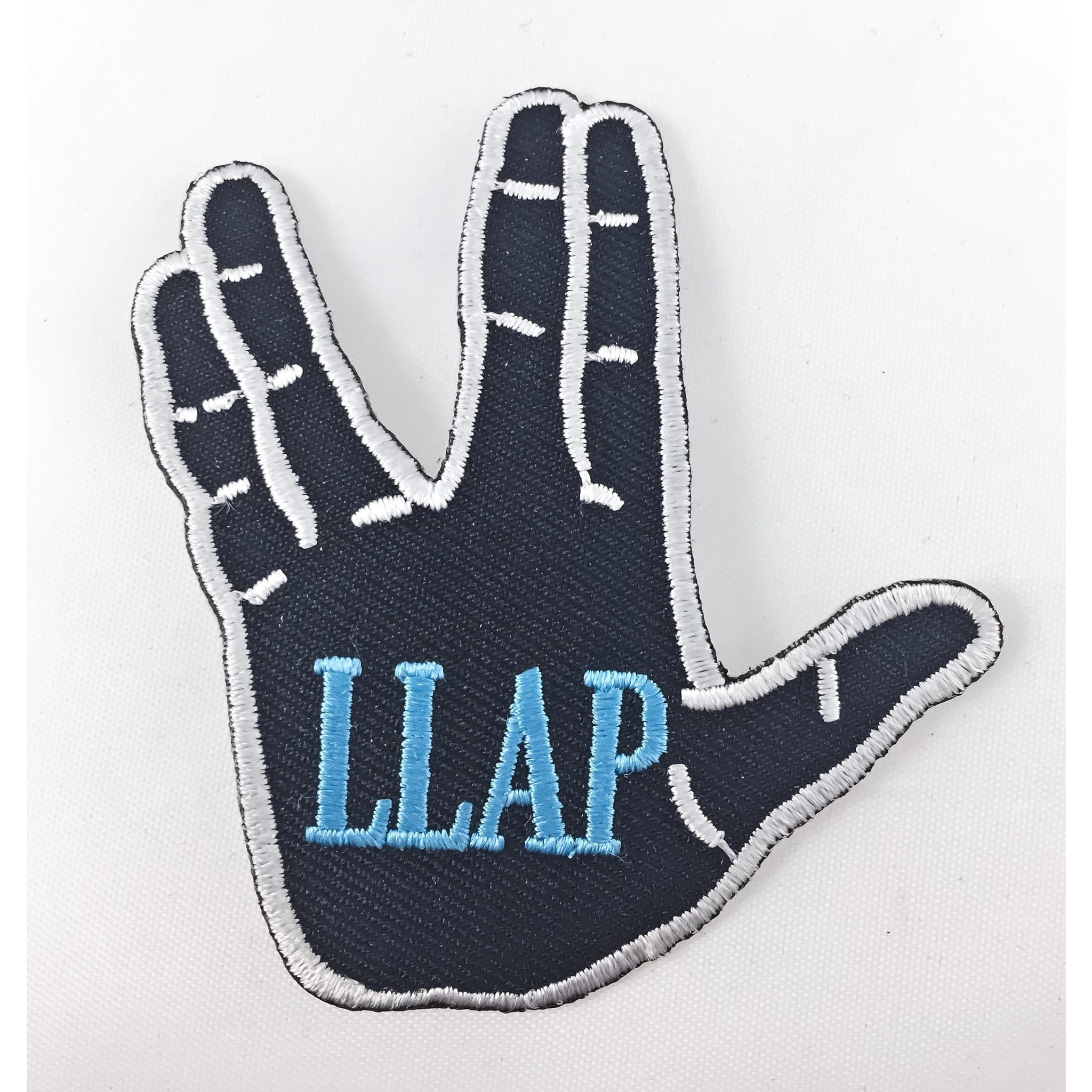 LLAP Embroidered Patch with Vulcan Salute – Shop LLAP
